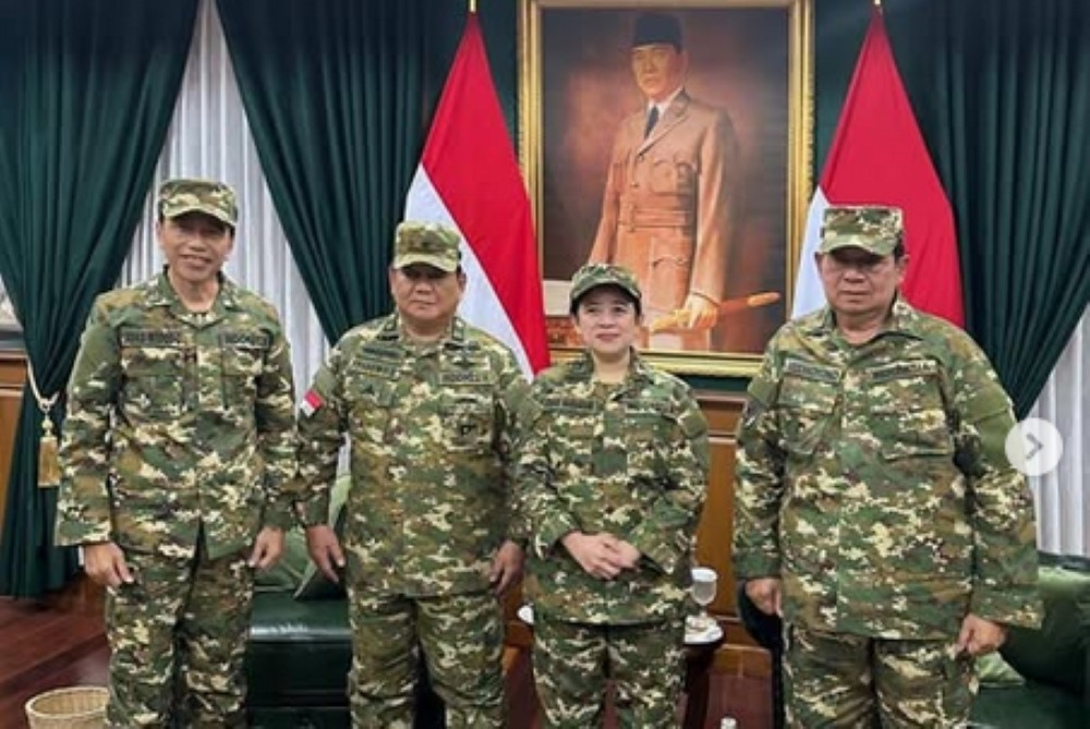 Puan Hadiri Retret di Magelang, Kompak Foto Bersama Jokowi, Prabowo dan SBY - Editor.id